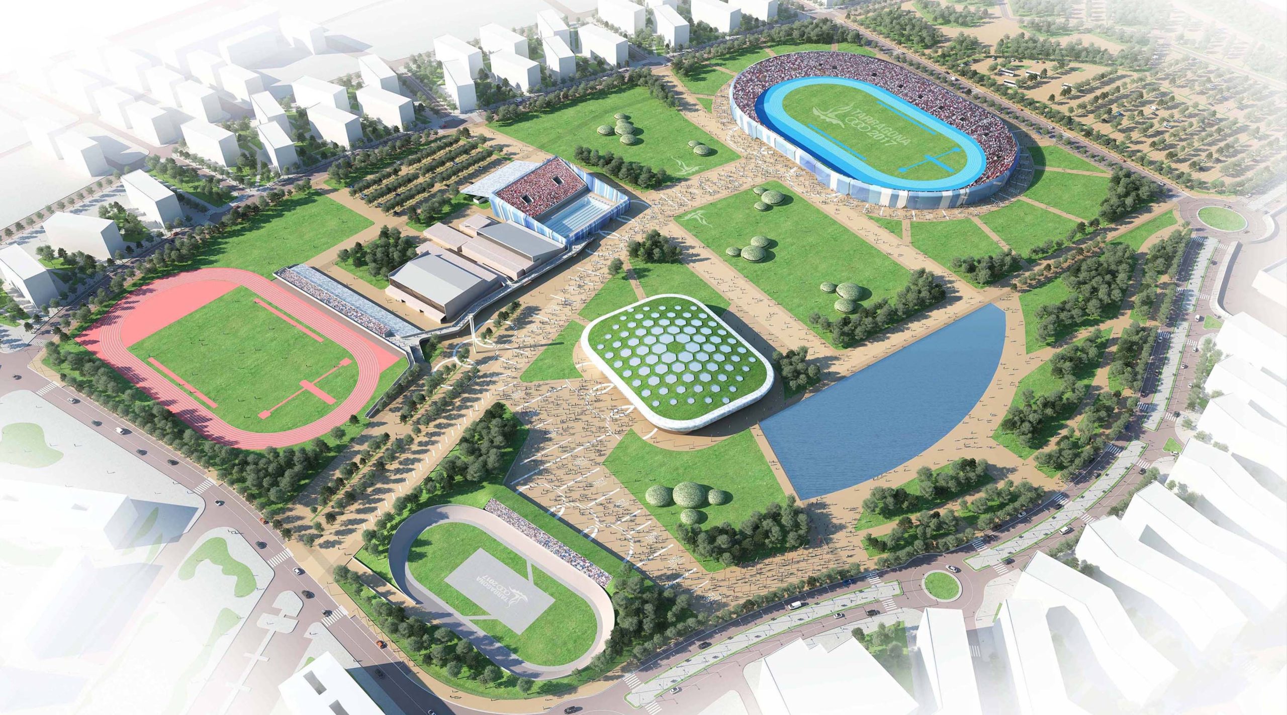 Mediterranean Games Masterplan - ON-A. | Empowering Architectural Ideas